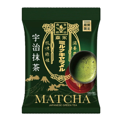 限定抹茶日本森永岩盐太妃糖