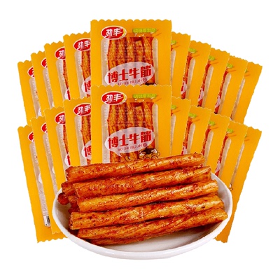 劲丰博士素牛筋面辣条休闲小零食