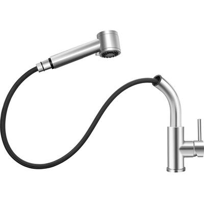 普乐美防溅304不锈钢冷热水龙头