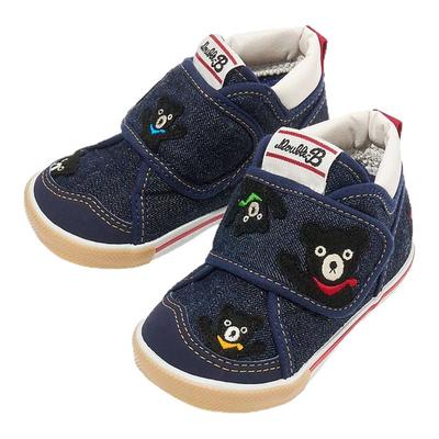 MIKIHOUSE DB黑熊捉迷藏二段学步鞋童鞋63-9306-687牛仔