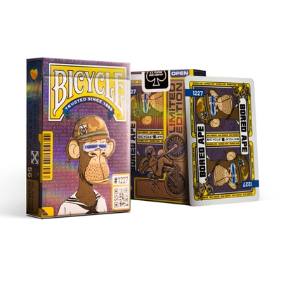 bicycle单车联名潮流收藏创意主题限量无聊猿扑克牌马格南卡牌
