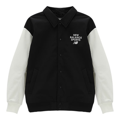 New Balance/NB正品新款男女运动训练翻领夹克外套5QD12083-BK