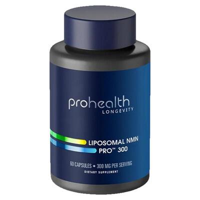 美国ProHealth脂质体Liposomal NMNPro300新款好吸收60粒好睡眠