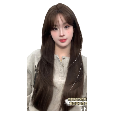 束朵假发高温丝甜美可爱