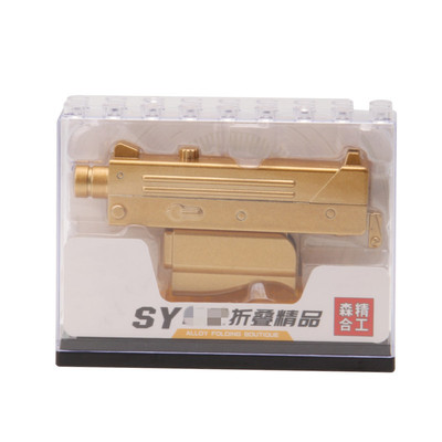 超10万人收藏合金折叠乌兹软弹枪