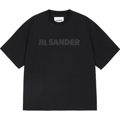 棉质LOGO短袖T恤JILSANDER