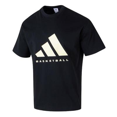 阿迪达斯男女同款时尚短袖