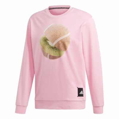 Adidas/阿迪达斯正品运动休闲男子针织圆领印花卫衣FJ7571