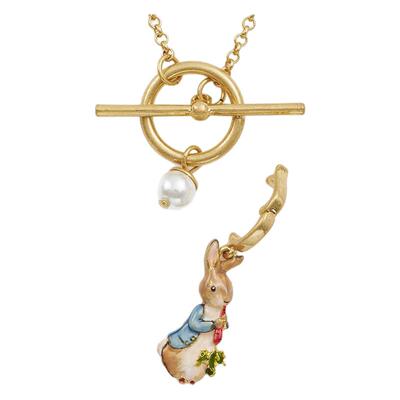 【戚薇同款】彼得兔联名Fable彼得兔OT扣珐琅彩项链锁骨链送女友