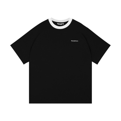 wassuphouse撞色纯棉宽松短袖T恤