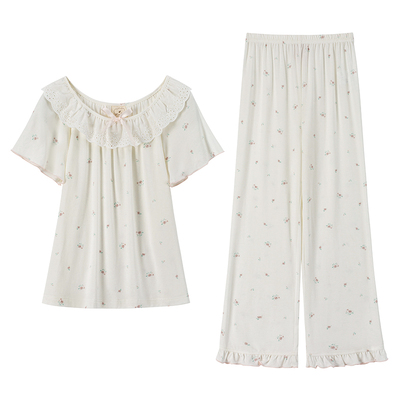 兰精莫代尔，九分裤防着凉设计