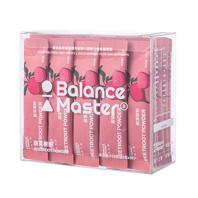 balancemaster均衡大师红甜菜根粉小包装膳食纤维果蔬叶酸冲饮