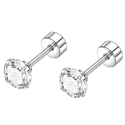 Lnieer医用钛钢耳钉男养耳洞耳环