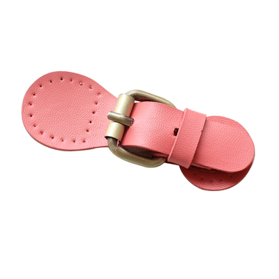 DIY手工箱包真皮配件椭圆形皮搭