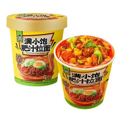 满小饱免煮版冲泡肥汁拉面酸辣粉