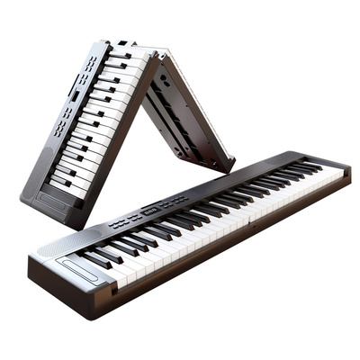 贝多辰可折叠力度键智能电子琴成人儿童幼师入门61键专业电子钢琴
