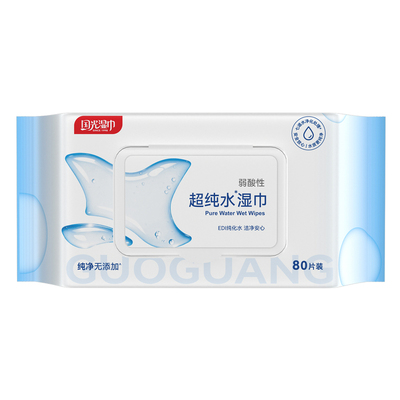 EDI纯水湿巾手口专用湿巾纸80片