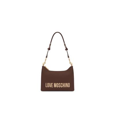 【季末特惠】Love Moschino 女士字母徽标单肩流浪包