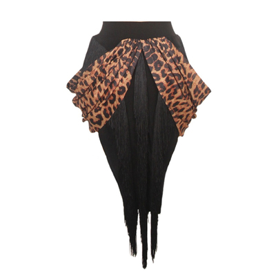 ZS猎手 拉丁舞裙练习流苏裙成人女跳舞裙恰恰桑巴舞蹈练功裙 L517