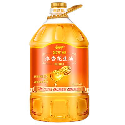金龙鱼物理压榨一级炒菜花生油