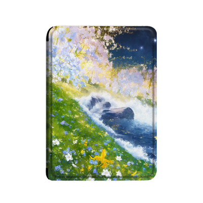 电子书适用汉王clear6pro油画花朵阅读器plus定制6寸电纸书clear7小清新保护套Turbo磁吸N10mini7.8寸保护壳