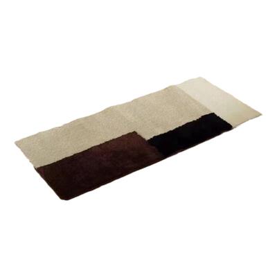 中古风家用卧室地毯植绒可水洗