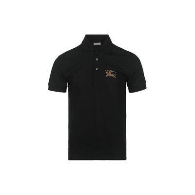 【自营】BURBERRY/博柏利男士马术骑士刺绣徽标短袖POLO衫T恤男装