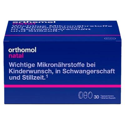 德国奥适宝Natal活性叶酸孕妇维生素b6b12备孕孕期孕后全面营养素