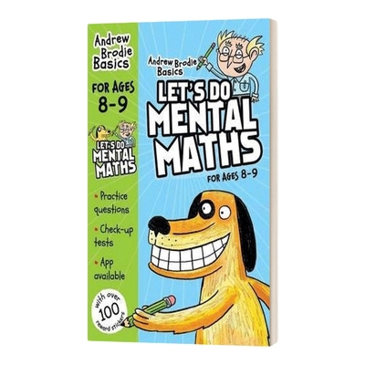 英文原版 Let's do Mental Maths for ages 8-9 一起做心算吧 8-9岁 孩子家庭自学练习册 英文版 进口英语原版书籍儿童全英语书