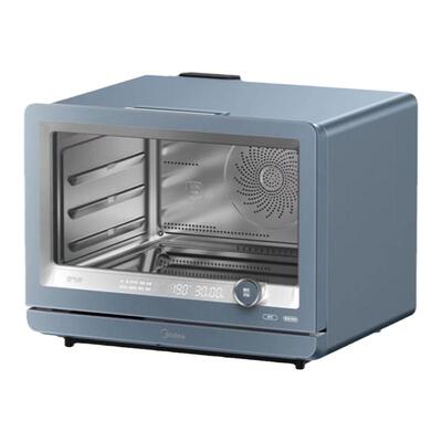 美的蒸烤箱PS3002W台式家用30升蒸烤空炸一体机蒸箱烤箱空气炸锅