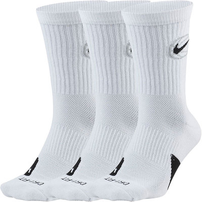 Nike/耐克正品 EVERYDAY CREW新款男子篮球运动袜3双装DA2123-100
