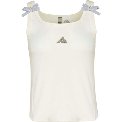 Adidas/阿迪达斯正品三条纹舞动系列女士经典运动休闲背心KS0043