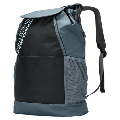 Skechers斯凯奇女男情侣同款大容量双肩包通勤电脑包百搭工装书包