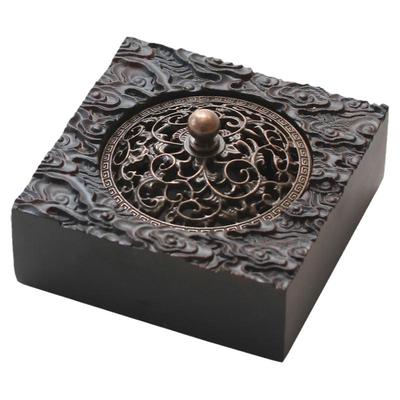 黑檀木家用室内车载茶道香炉