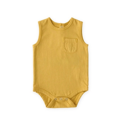 Pehr25SS有机棉飞袖背心包屁衣