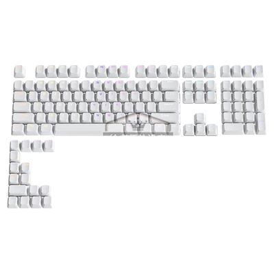 纯白正刻透光键帽PBT原厂高度