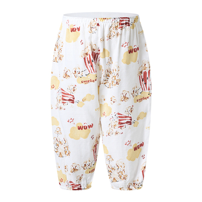 cutelife竹棉纱布家居裤