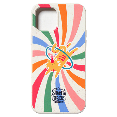 可爱马戏团喵适用苹果磁吸降解壳