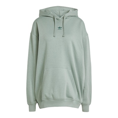 Adidas/阿迪达斯正品三叶草女士休闲针织加绒保暖连帽卫衣JJ3474