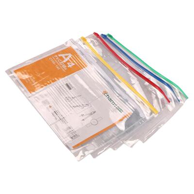 创易PVC拉链袋防水文件袋