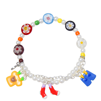 AWE卓沅同款多巴胺穿搭琉璃手链