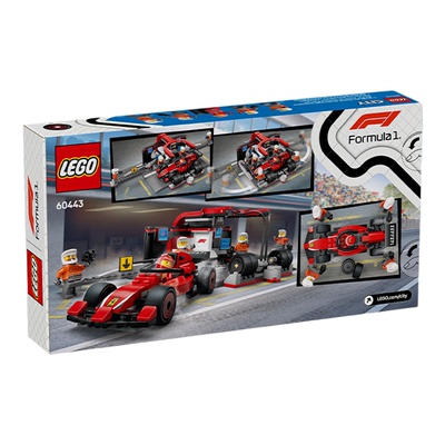 【自营】【顺丰速运】LEGO乐高60443法拉利 F1® 赛车维修站积木
