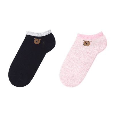 棉元素春夏季卡通舒适透气女袜