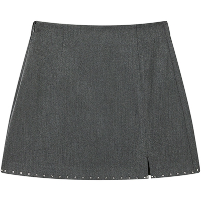 太平鸟女装秋季显瘦气质优雅烫钻半裙A1GEE3536