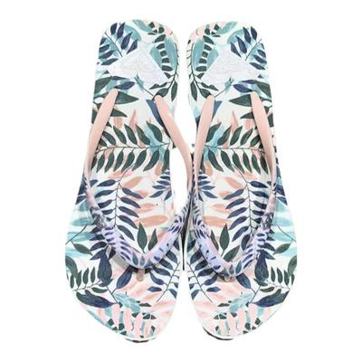 现货坡跟拖鞋ROXY简约