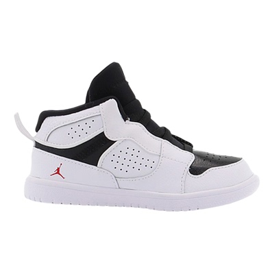 Nike/耐克正品JORDAN空新款儿童白黑色经典中帮板鞋AV7944-101