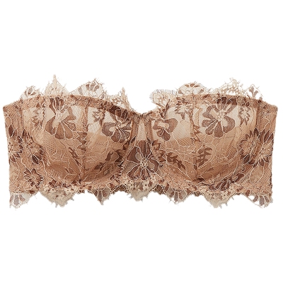 性感蕾丝无衬垫抹胸式文胸