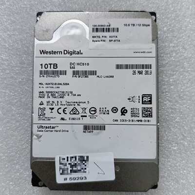 【请询价】WD Ultrastar DC HC510 10T 12G