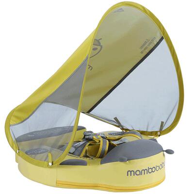 婴儿遮阳游泳圈免充气趴躺圈