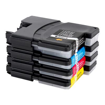亿讯 适用兄弟打印机墨盒LC990BK墨盒MFC-250C 290C 5890CN 6490cw一体机墨盒MFC-J615W MFC-490CW打印机墨盒